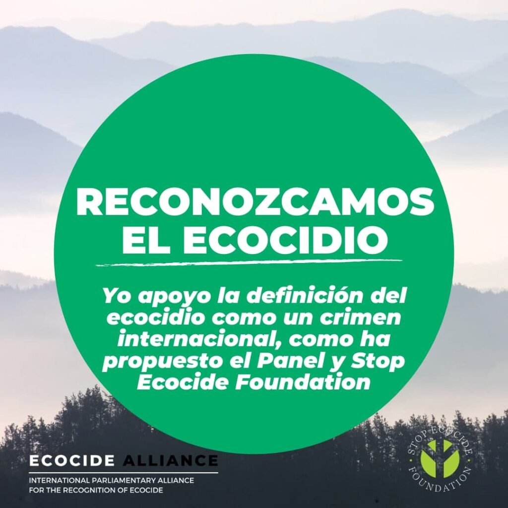 La Alianza de Parlamentarios por el Ecocidio defenderá la definición ...